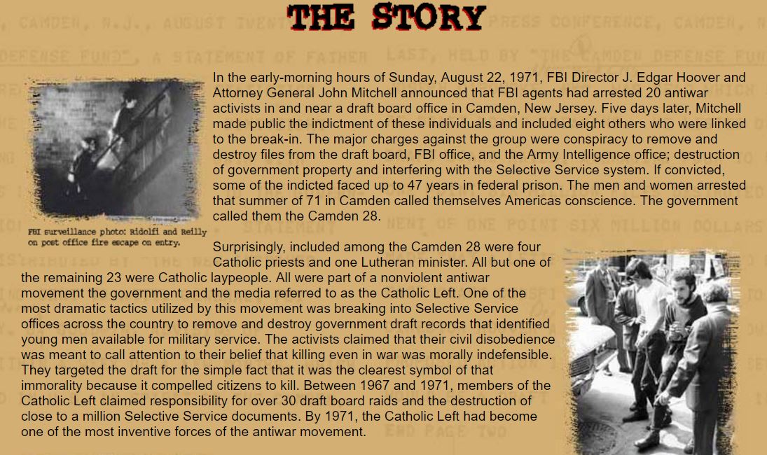 John Swinglish, a member of the Camden 28, has died – HoCoMDcc