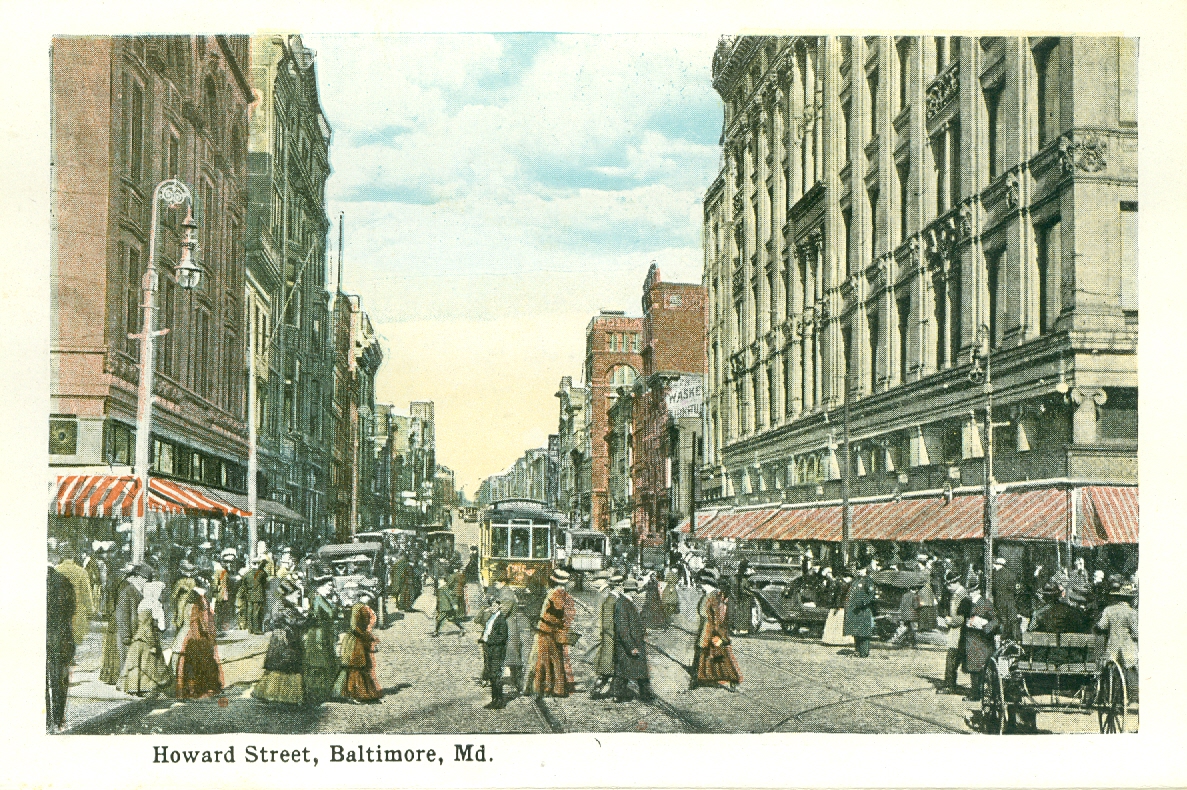 You know these Baltimore sites — in postcards from about 1912 – HoCoMDcc